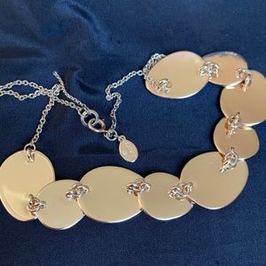 LOFT | Jewelry | Vintage Moderist Link Panels Choker Necklace | Poshmark